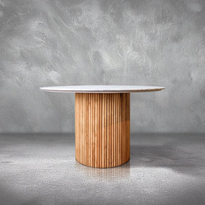 Fitzgerald Round Marble Dining Table