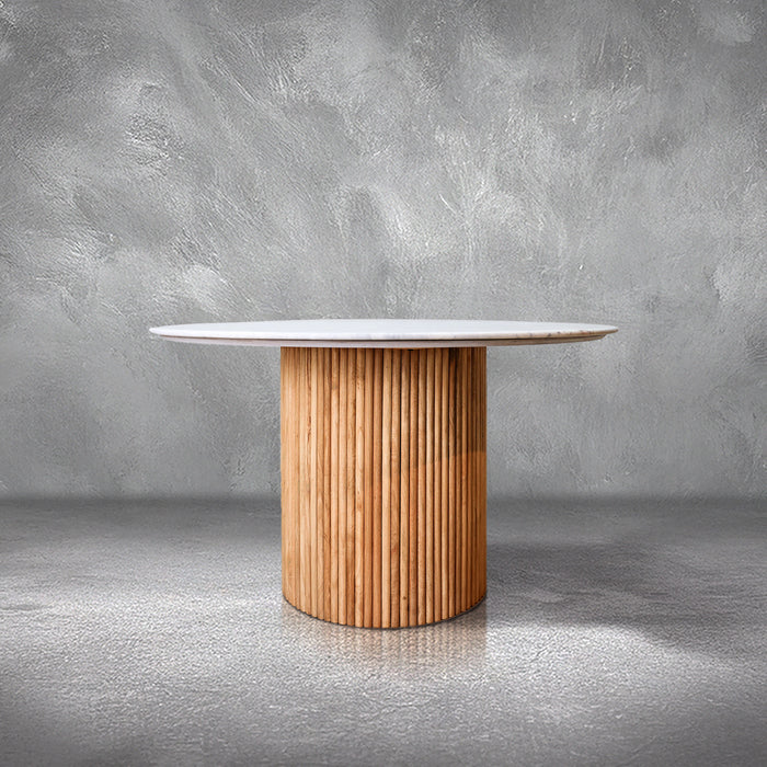 Fitzgerald Round Marble Dining Table